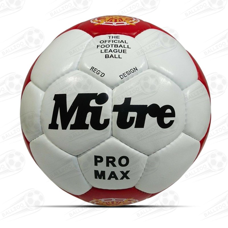 MITRE PRO MAX OFFICIAL MATCH BALL | 100% ORIGINAL LEATHER OMB FOOTBALL ...