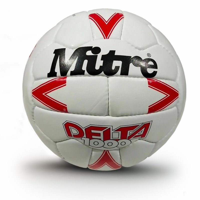 Red Mitre Delta 1000 Official Match Ball | Original Leather | OMB ...