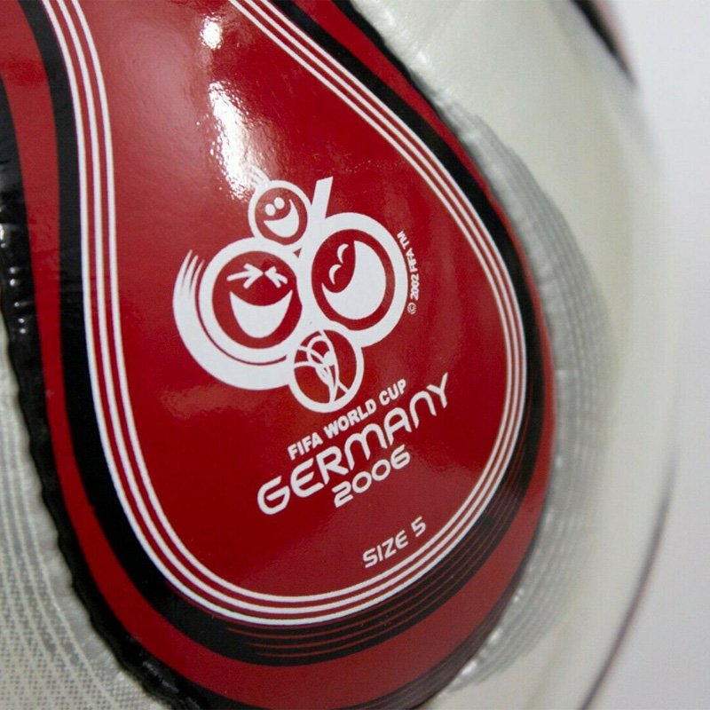 ADIDAS RED TEAMGEIST OFFICIAL MATCH BALL | WORLD CUP SOCCER BALL 2006 ...