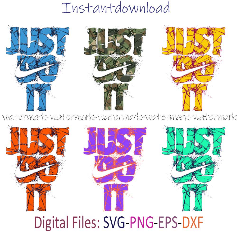 Custom Nike Just Do It Bundle SVG, Just Do It png, Just Do It logo, png ...