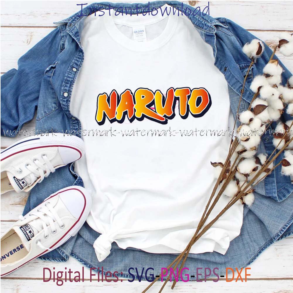 Naruto Font SVG, font cricut, file for shirt, file for print