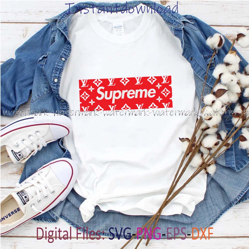 Supreme Logo SVG, Supreme PNG, LV Supreme Logo, Supreme Symbol, Logo ...