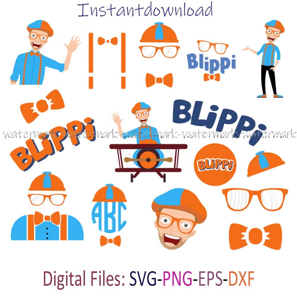 Blippi SVG, Blippi Clipart, Blippi PNG Images, Blippi SVG For Cricut ...