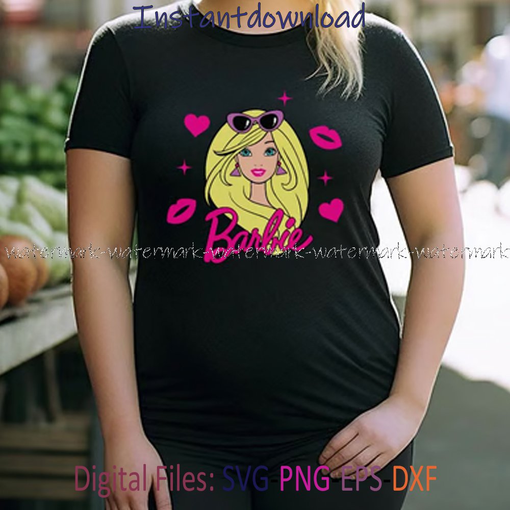 Barbie Face Png, Barbie Head Svg, Barbie Svg, Barbie Svg Files, Cricut ...