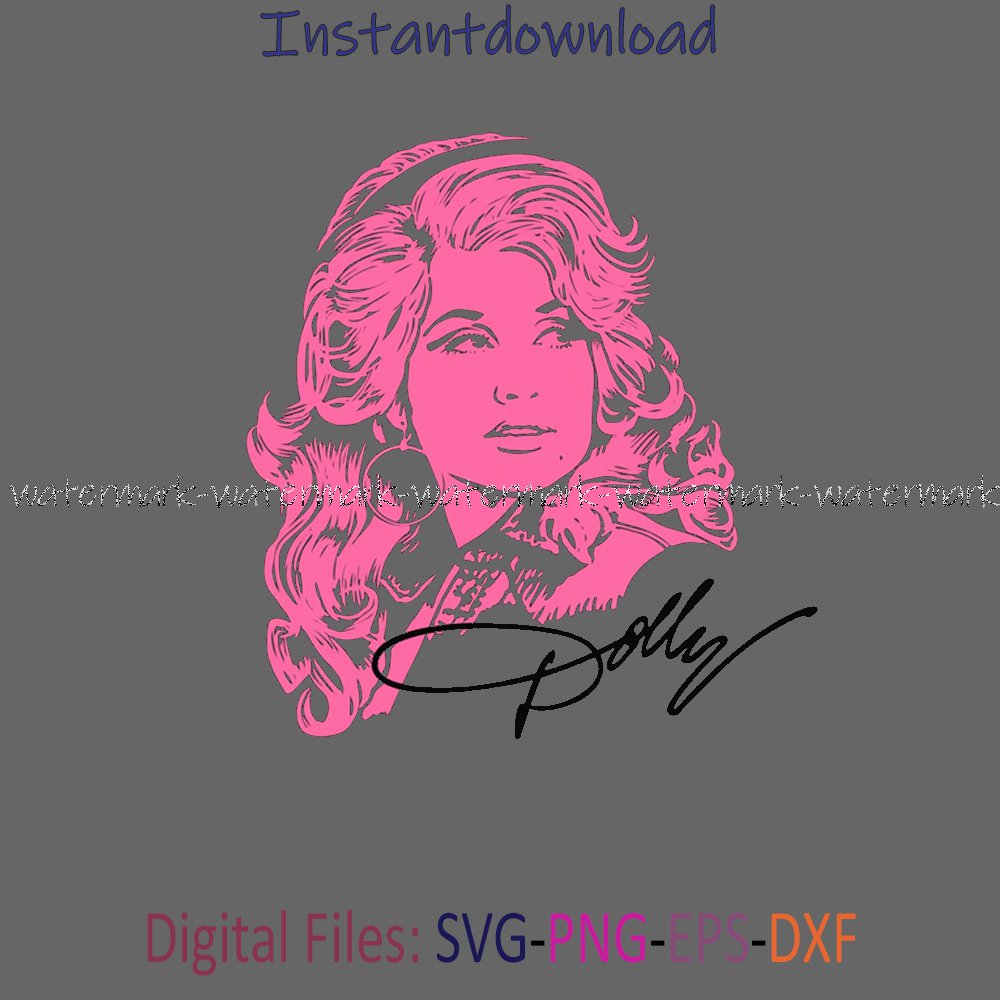 Dolly Parton SVG, Dolly Parton Silhouette PNG, Dolly Parton Cricut ...