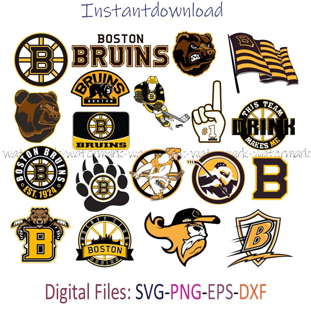 Boston Bruins Logo SVG, Boston Bruins Emblems, Bruins PNG, Bruins Logo ...