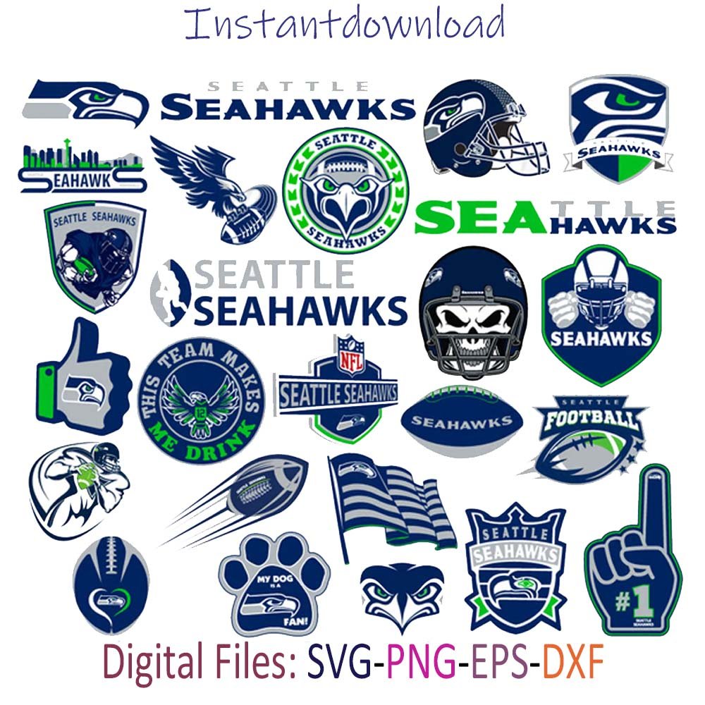 Seattle Seahawks Logo SVG, Seahawks PNG Logo, Seattle Seahawks Emblem ...