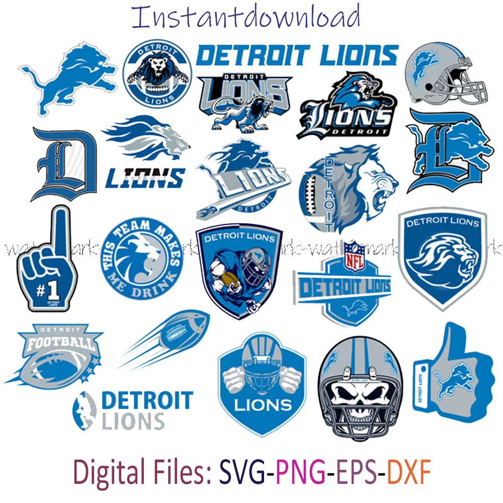 Detroit Lions Logo SVG, NFL Lions Logo, Detroit Lions PNG, Detroit ...