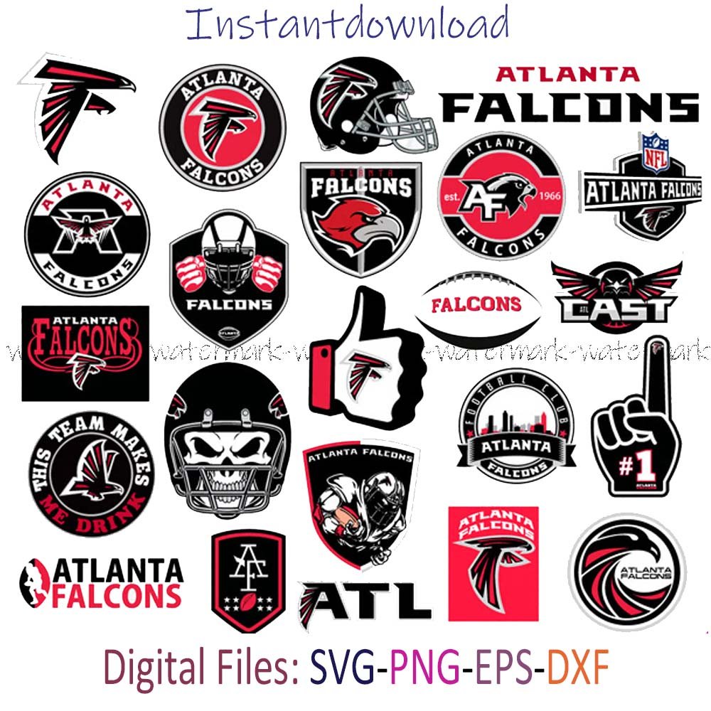 Atlanta Falcons Logo SVG, Atlanta Falcons PNG, Falcons Football Logo ...