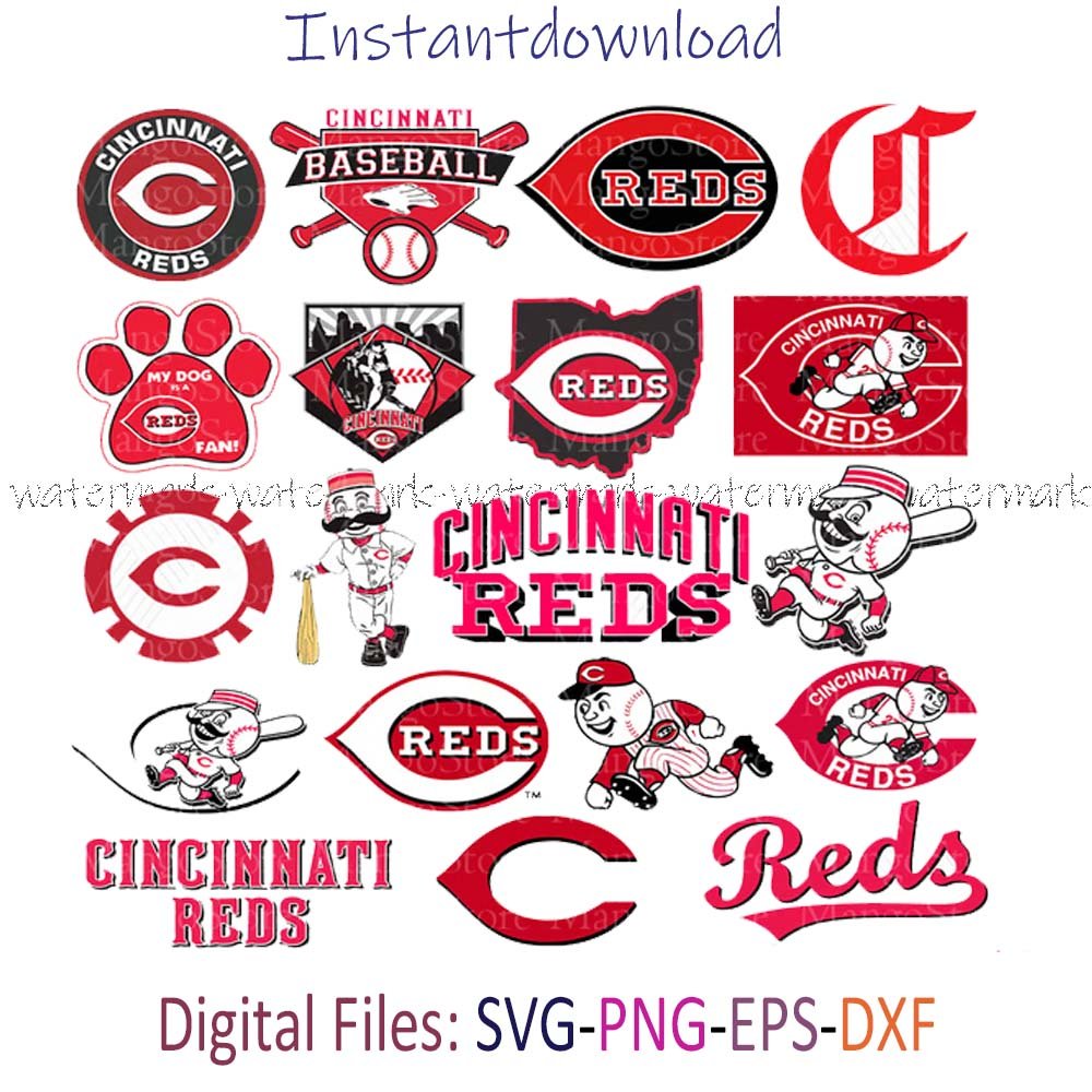 Cincinnati Reds Logo SVG, Cincinnati Reds, Cricut Cincinnati Reds ...
