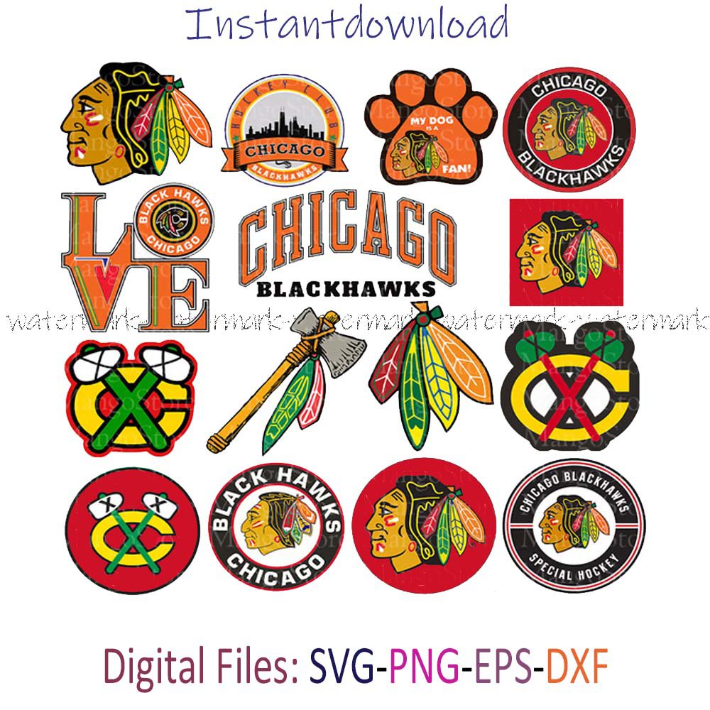 Chicago Blackhawks SVG, Chicago Blackhawks Bundle, Chicago Blackhawks logo
