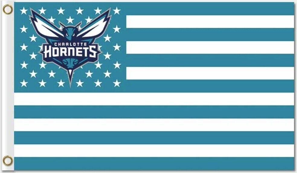 Charlotte Hornets Flag 3x5ft Banner Polyester Basketball hornets005