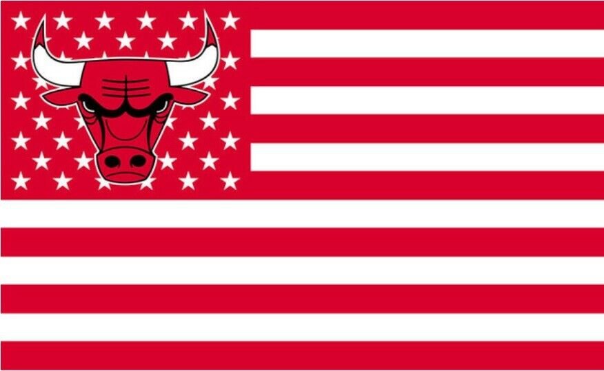 Chicago Bulls Flag 3x5ft Banner Polyester Basketball bulls005