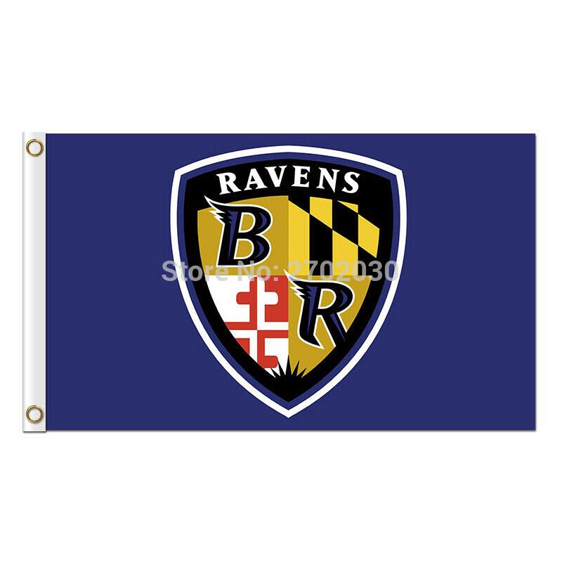 Baltimore Ravens Flag 3x5ft Banner Polyester American Football ravens014