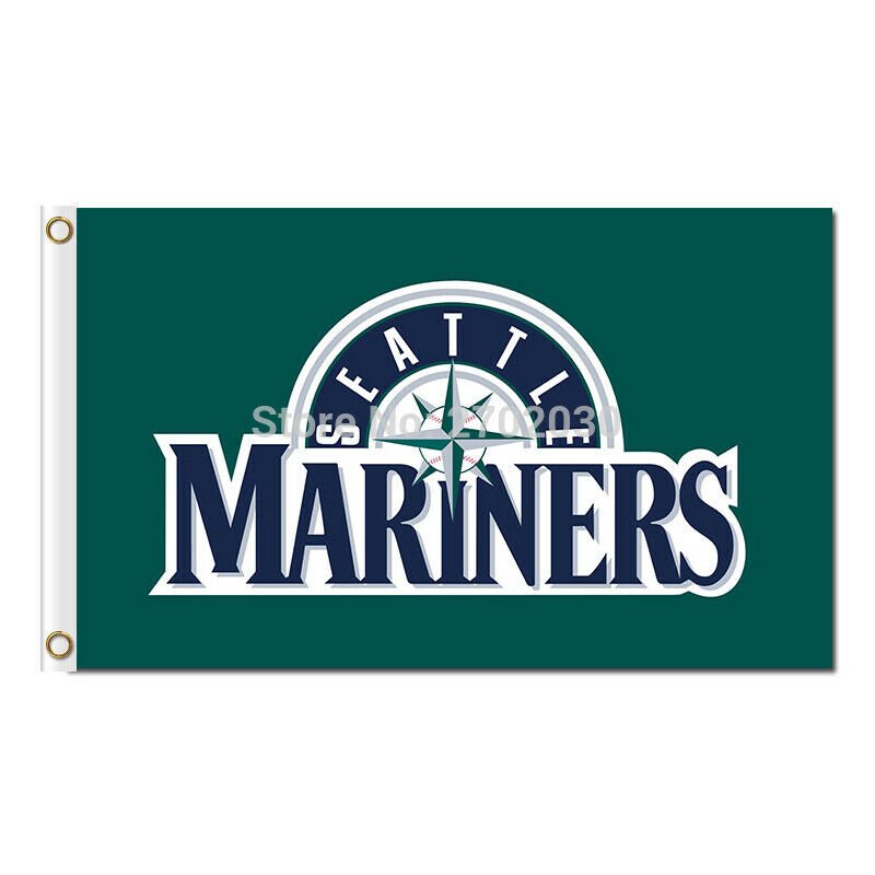 Seattle Mariners Flag 3x5ft Banner Polyester Baseball World Series ...