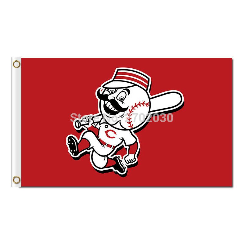 Cincinnati Reds Flag 3x5ft Banner Polyester Baseball reds005