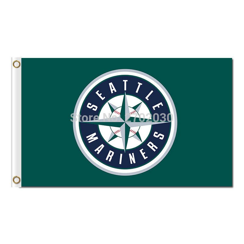 Seattle Mariners Flag 3x5ft Banner Polyester Baseball World Series ...