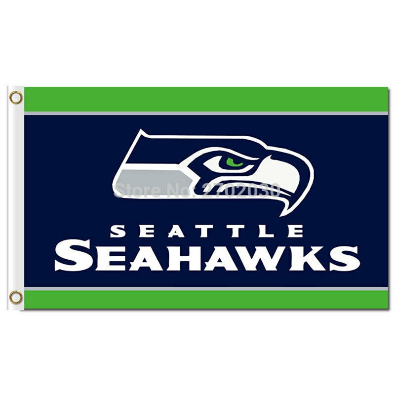 Seattle Seahawks Flag 3x5ft Banner Polyester American Football seahawks036