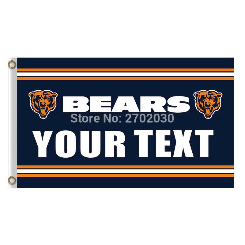 Chicago Bears Flag 3x5ft Banner Polyester American Football bears045