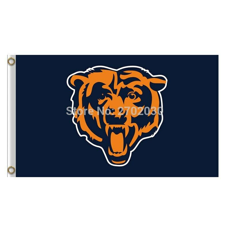Chicago Bears Flag 3x5ft Banner Polyester American Football bears030