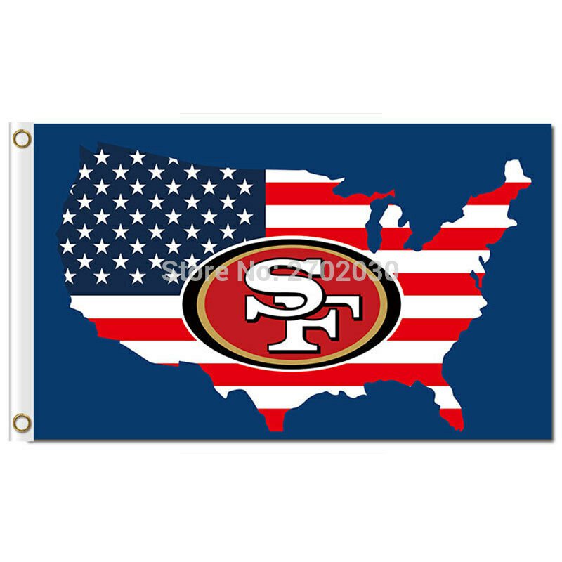 San Francisco 49ers Flag 3x5ft Banner Polyester American Football niners29
