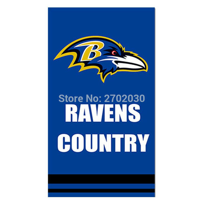 Baltimore Ravens Flag 3x5ft Banner Polyester American Football ravens004