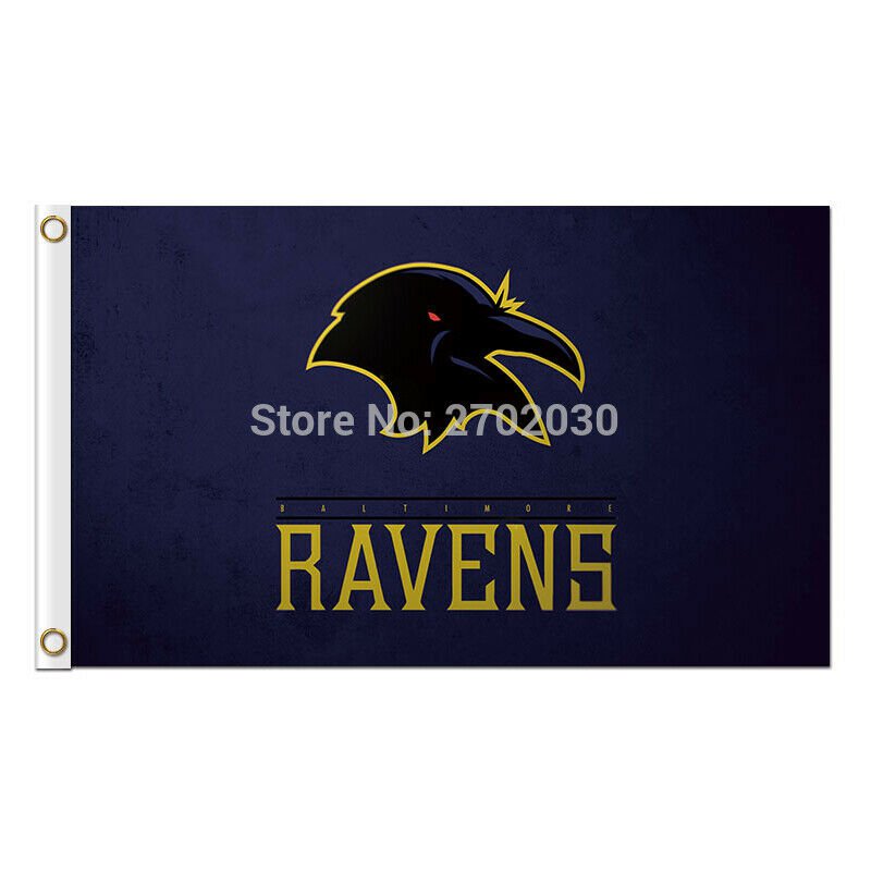 Baltimore Ravens Flag 3x5ft Banner Polyester American Football ravens007
