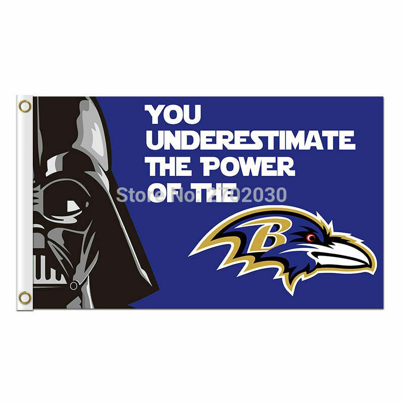 Baltimore Ravens Flag 3x5ft Banner Polyester American Football ravens009