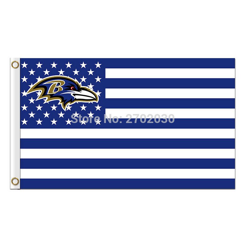 Baltimore Ravens Flag 3x5ft Banner Polyester American Football ravens012