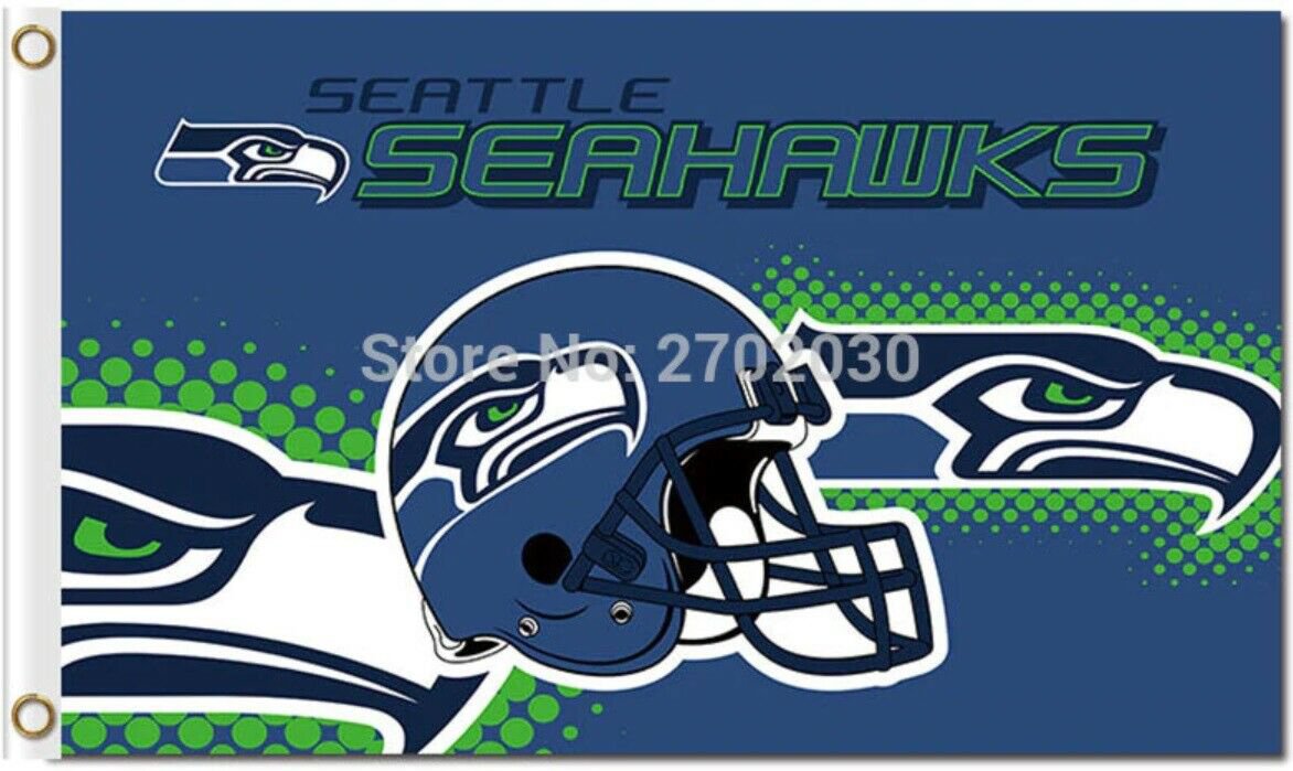 Seattle Seahawks Flag 3x5ft Banner Polyester American Football seahawks019