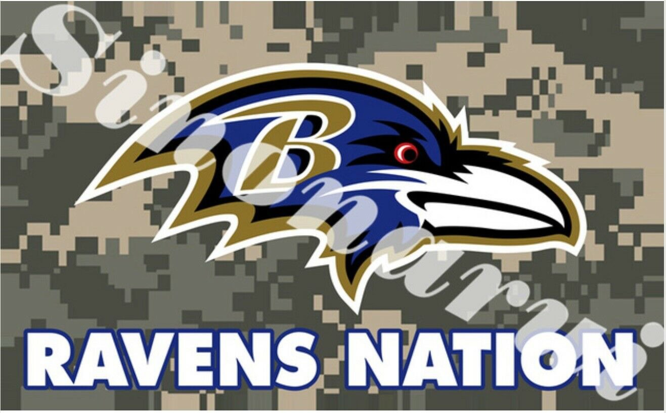 Baltimore Ravens Flag 3x5ft Banner Polyester American Football ravens006