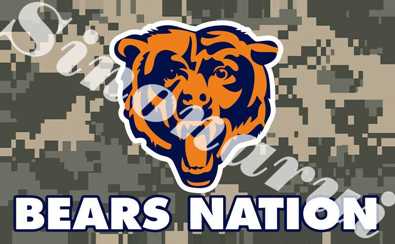 Chicago Bears Flag 3x5ft Banner Polyester American Football bears018