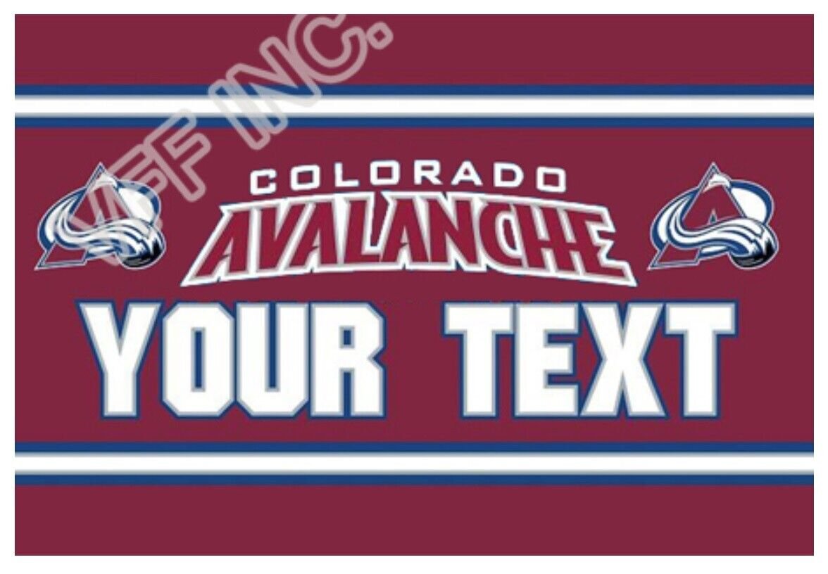 Colorado Avalanche Flag 3x5ft Banner Polyester Ice Hockey Stanley Cup 004