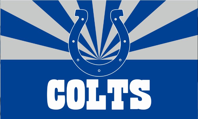 Indianapolis Colts Flag 3x5ft Banner Polyester American Football colts021