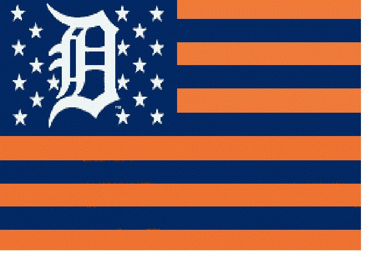 Detroit Tigers Flag 3x5ft Banner Polyester Baseball World Series tigers023