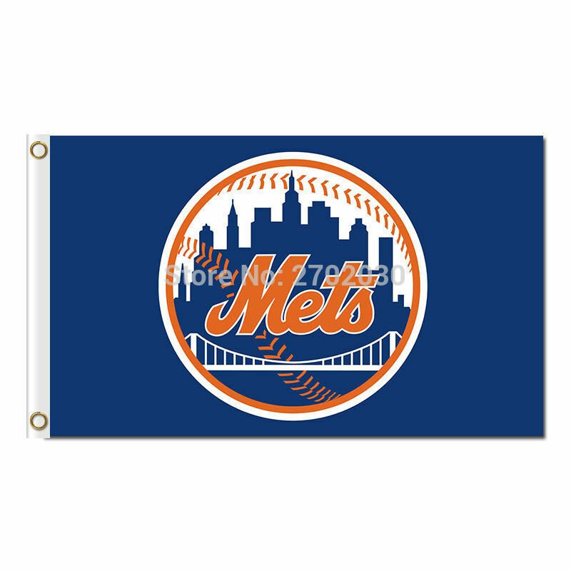 New York Mets Flag 3x5ft Banner Polyester Baseball World Series mets009
