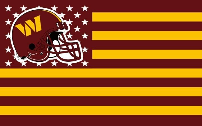 Washington Commanders Flag 3x5ft Banner Polyester American Football ...