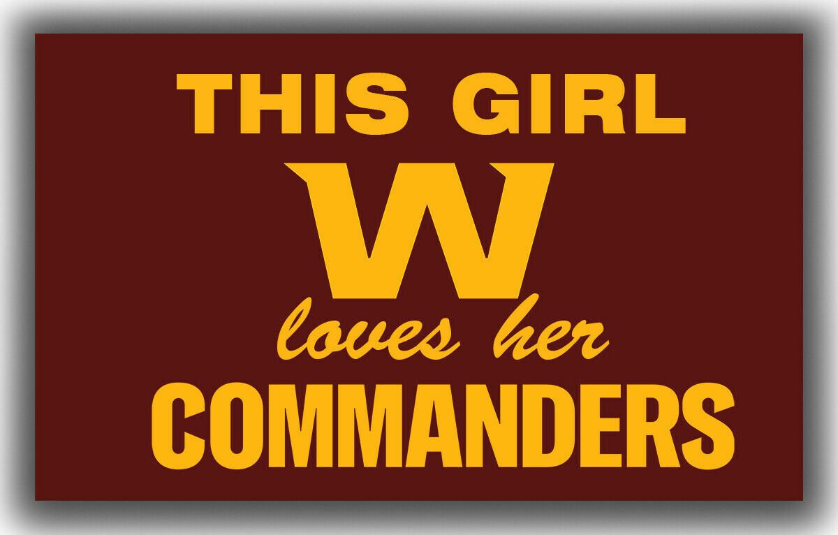 Washington Commanders Flag 3x5ft Banner Polyester American Football ...