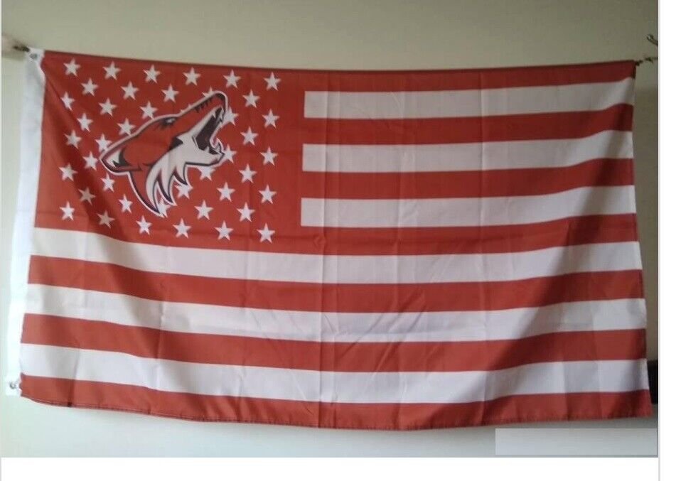 Arizona Coyotes Flag 3x5ft Banner Polyester Ice Hockey Stanley Cup ...