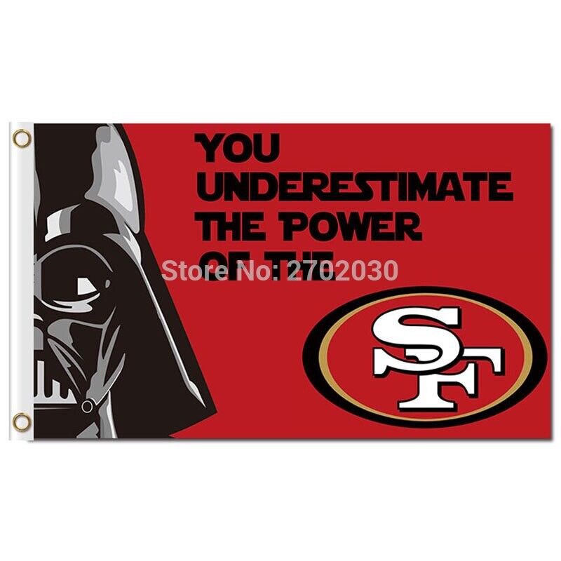 San Francisco 49ers Flag 3x5ft Banner Polyester American Football 49ers014