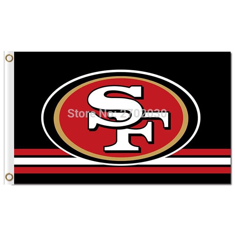 San Francisco 49ers Flag 3x5ft Banner Polyester American Football 49ers010