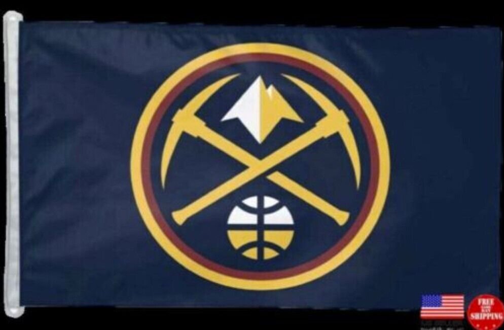 Denver Nuggets Flag 3x5ft Banner Polyester basketball World Champions ...