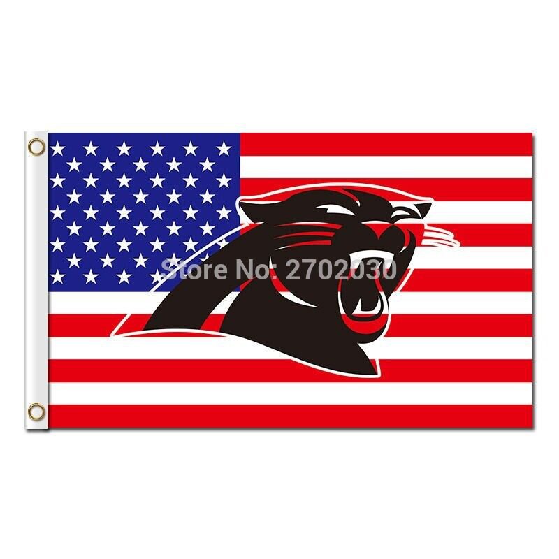 Carolina Panthers Flag 3x5ft Banner Polyester American Football panthers022