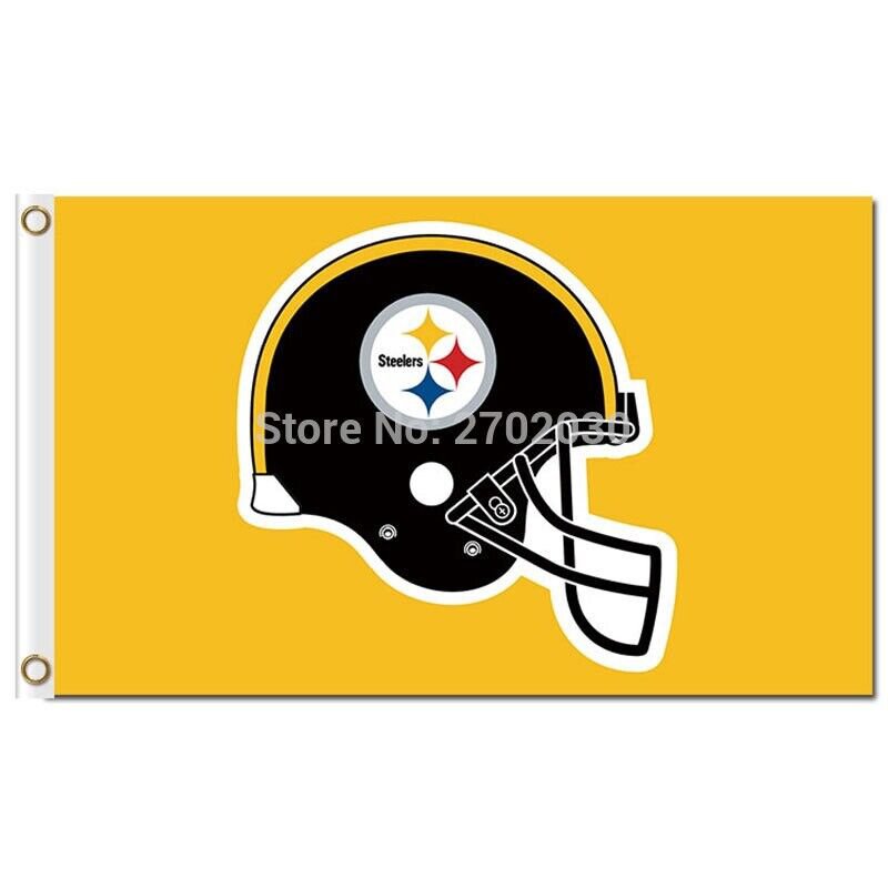 Pittsburgh Steelers Flag 3x5ft Banner Polyester American Football ...