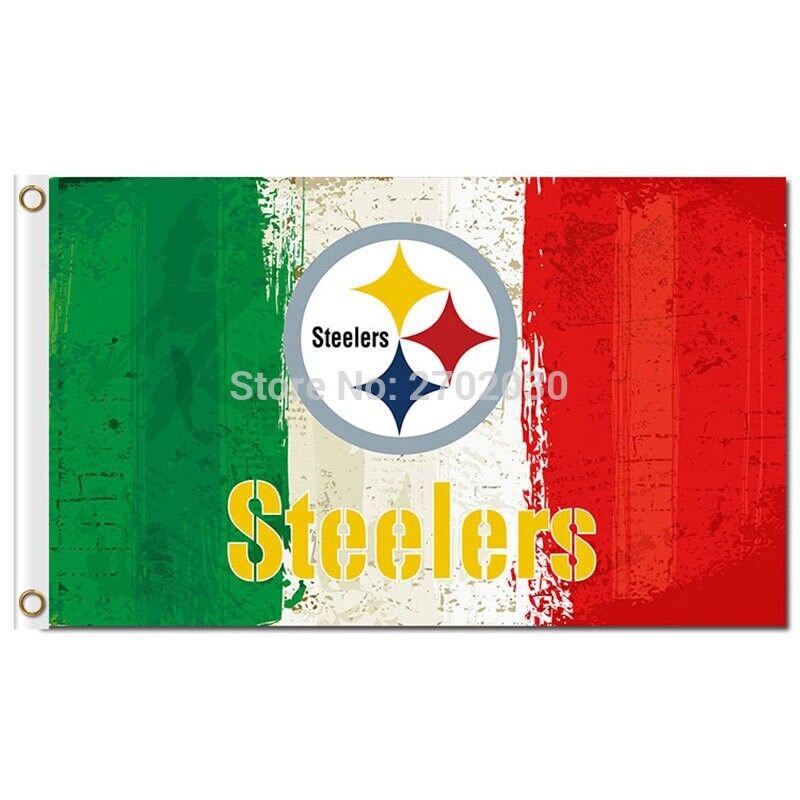 Pittsburgh Steelers Flag 3x5ft Banner Polyester American Football ...