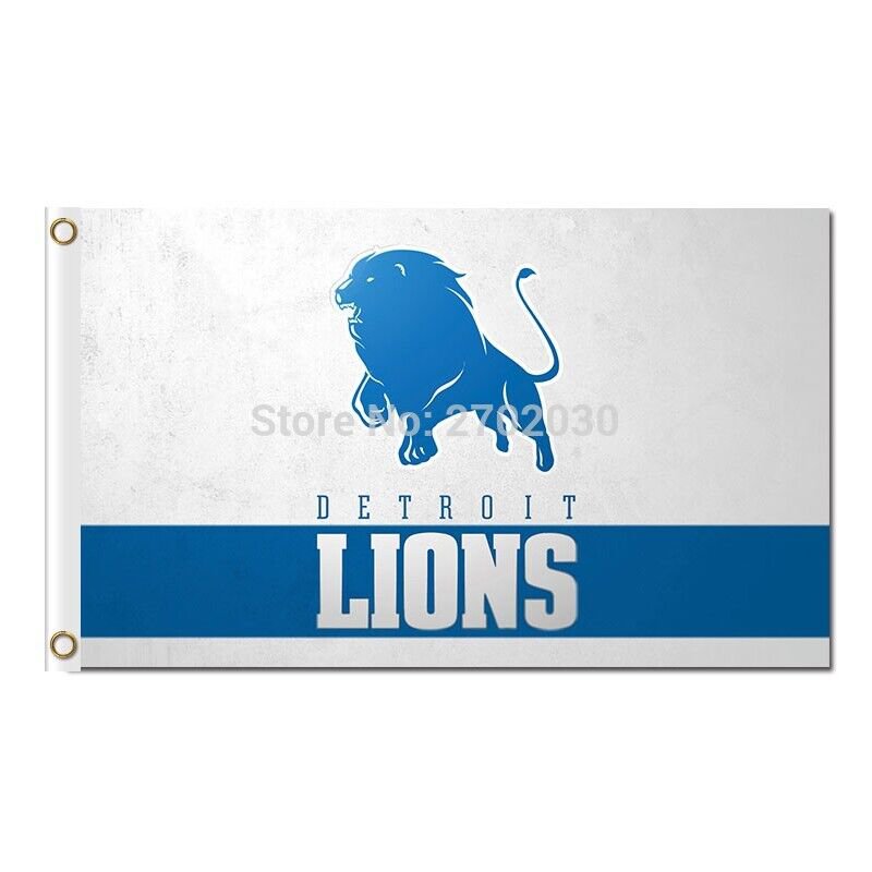 Detroit Lions Flag 3x5ft Banner Polyester American Football lions010