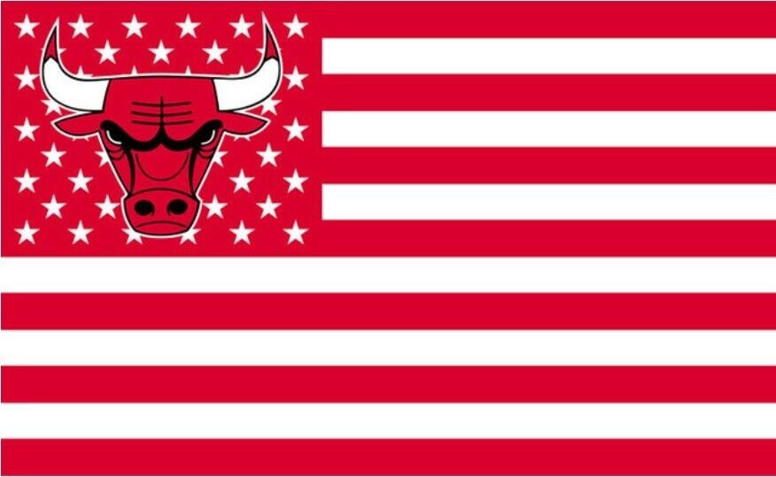Chicago Bulls Flag 3x5ft Banner Polyester basketball World Series Bulls005