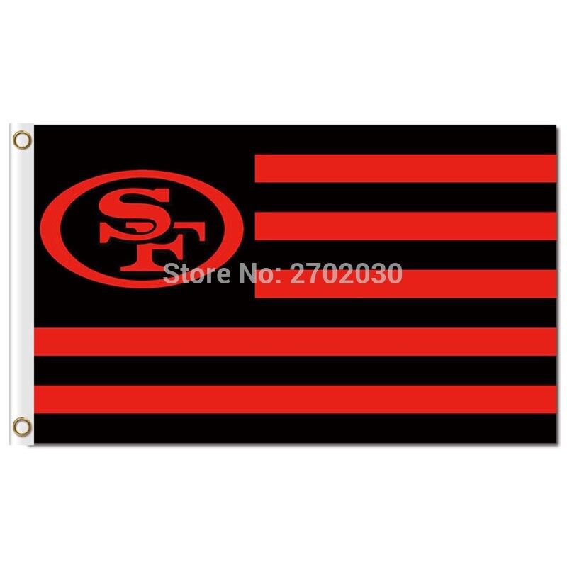 San Francisco 49ers Flag 3x5ft Banner Polyester American Football 49ers036
