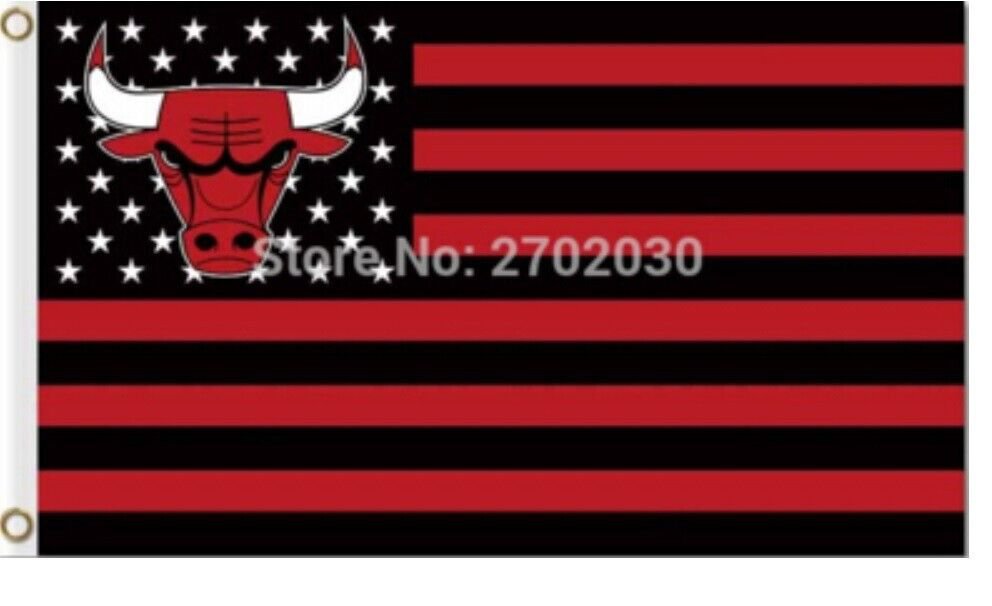 Chicago Bulls Flag 3x5ft Banner Polyester basketball World Series Bulls007
