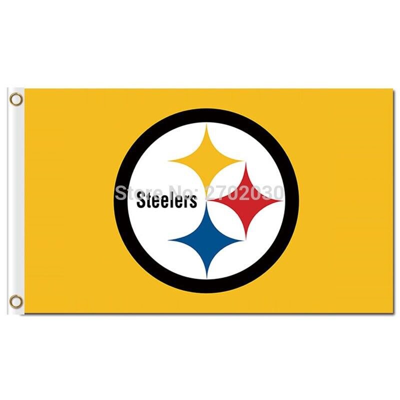 Pittsburgh Steelers Flag 3x5ft Banner Polyester American Football ...